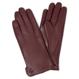 Pearlwood Fingerhandschuhe 'Meg' Damen Gr&ouml;&szlig;e L weinrot