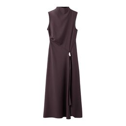 Mango Kleid 'Elea' Damen Größe 40 dunkelbraun Winterkleid