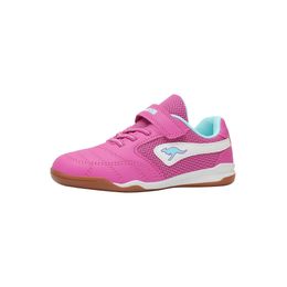 Kangaroos Sneaker 'K-Braceyard EV' M&auml;dchen Gr&ouml;&szlig;e 30 aqua / fuchsia / wei&szlig;