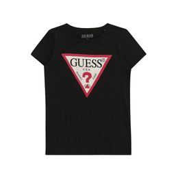 Guess T-Shirt M&auml;dchen Gr&ouml;&szlig;e 152 feuerrot / schwarz / offwhite