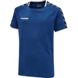 Hummel Funktionsshirt 'Authentic' Jungen Größe 116 marine / hellgrau / schwarz / weiß