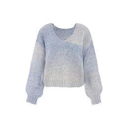 Sookie Pullover Damen Gr&ouml;&szlig;e XL/XXL rauchblau / hellgrau