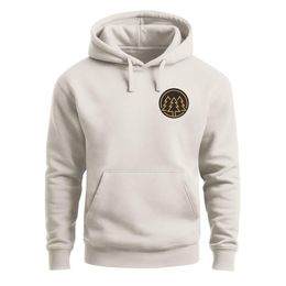 Neverless Sweatshirt 'B&auml;ume Badge' male Beige size 5XL