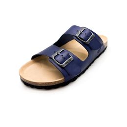 THIES Pantolette 'Eco Leather Sandal' Damen Größe 42 royalblau
