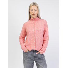 Broke + Sch&ouml;n Knit Cardigan 'Strickjacke mit Stehkragen' female Pink size S/M