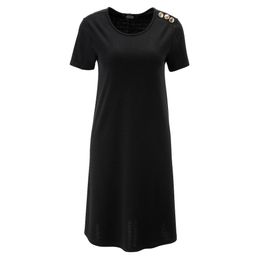 Aniston SELECTED Kleid Damen Gr&ouml;&szlig;e 40 schwarz Winterkleid