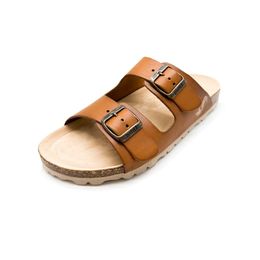 THIES Pantolette 'THIES 1856 Eco Leather Sandal' Damen Gr&ouml;&szlig;e 46 braun