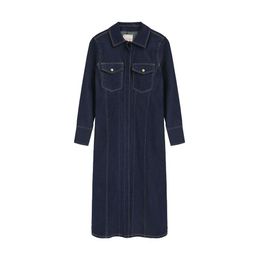 Polo Club Blusenkleid Damen Gr&ouml;&szlig;e 40 blue denim Winterkleid