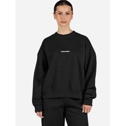 Pegador Sweatshirt 'SELA' Damen Gr&ouml;&szlig;e S schwarz / wei&szlig;