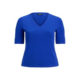Lauren Ralph Lauren Plus T-Shirt 'JUDY' Damen Gr&ouml;&szlig;e 8XL royalblau