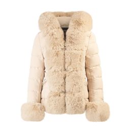 Apart Winter Jacket female Beige size 38
