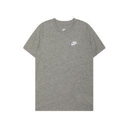 Nike Sportswear T-Shirt 'FUTURA' Jungen Gr&ouml;&szlig;e 138/147 graumeliert / wei&szlig;