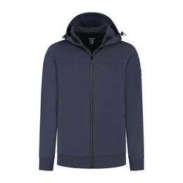 Travelin Zip-Up Hoodie male Blue size XXXL