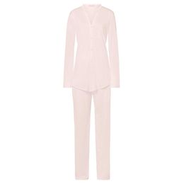 Hanro Pyjama 'Cotton Deluxe' Damen Gr&ouml;&szlig;e XL rosa Winterkleid