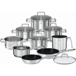 R&ouml;sle R&ouml;sle Kochtopfset Moments, Edelstahl, Metall, 10-teilig, 16 cm, 1,7L / 2,9L / 5,9L L,2,2 L, 35x38x64 cm, backofengeeignet, breiter Sch&uuml;ttrand,backofengeeignet, Kochen, T&ouml;pfe, Topfsets