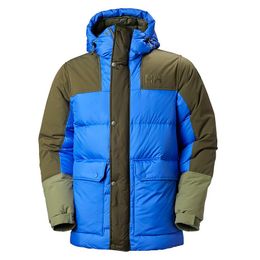 Helly Hansen Daunenjacke "Escape" in Blau/ Khaki - 71% | Gr&ouml;&szlig;e S | Herrenjacken
