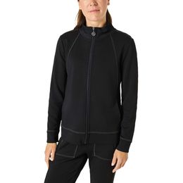 Timezone Sweatjacke in Schwarz - 40% | Gr&ouml;&szlig;e M | Damen-sweatshirts-jacken