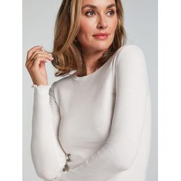 Hunkem&ouml;ller Hunkem&ouml;ller Pyjama-Oberteil in Wei&szlig; - 47% | Gr&ouml;&szlig;e XL | Damen-loungewear