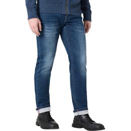 Timezone Jeans "Eduardo" - Slim fit - in Dunkelblau - 57% | Gr&ouml;&szlig;e W38/L36 | Herren-plussize
