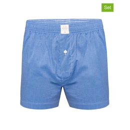 MG-1 4er-Set: Boxershorts in Dunkelblau/ Hellblau - 45% | Gr&ouml;&szlig;e L | Herren-waesche