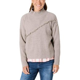 Timezone Pullover in Beige - 53% | Gr&ouml;&szlig;e M | Damen-pullover-cardigans