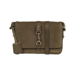 Burkely Leder-Umhängetasche "Soul Sem" in Khaki - (B)21 x (H)13,5 x (T)4 cm - 51% | Damen-taschen