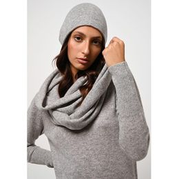 AUTHENTIC CASHMERE Kaschmir-M&uuml;tze "Pinier" in Grau - 37% | Damen-muetzen-caps