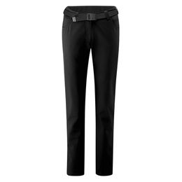 Maier Sports Softshellhose "Perlit" in Schwarz - 48% | Gr&ouml;&szlig;e 34 | Damen-sporthosen