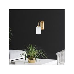 Opviq Wandleuchte in Gold - (B)10 x (H)28 cm - 67% | Wandleuchten