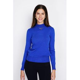 ASSUILI Pullover in Blau - 67% | Gr&ouml;&szlig;e 38 | Damen-pullover-cardigans