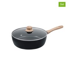 pyrex 2tlg. Set: Schmorpfanne "Cook & Care" in Schwarz - &Oslash; 28 cm - 25% | Kochgeschirr