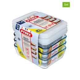 pyrex 4er-Set: Frischhaltedosen "Batch Cook Cook & Freeze" in Wei&szlig; - 1,5 l - 21% | Aufbewahren-servieren