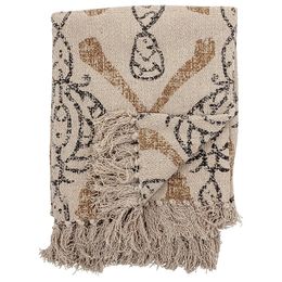 Bloomingville Plaid "Freddy" in Beige - (L)160 x (B)130 cm - 11% | Decken