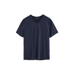 Polo Club Shirt Herren Größe M navy / rot