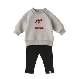 Liliput Set 'Lebkuchen' boy Grey size 86/92