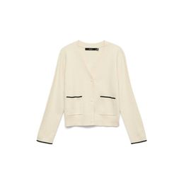 V&eacute;ro Moda Vero Moda Knit Cardigan 'VMGold' female Beige size XS