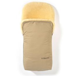 Hofbrucker Lammfell-Fußsack "Putzi" in Beige - (L)90 x (B)34 cm - 10% | Baby-fusssaecke