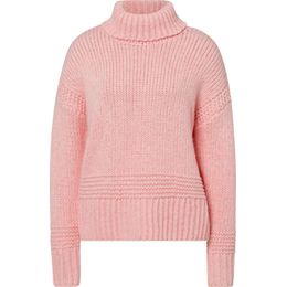 Heine Damen Rollkragenpullover mit Strukturstrick altrosa Gr&ouml;&szlig;e 40