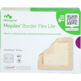Mepilex Border Flex Lite Schaumverband 7,5x7,5 cm 5 St