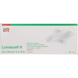 Lomatuell H Salbentüll 10x30 cm steril 10 St