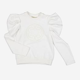 ELIE SAAB Weißes Sweatshirt mit Logo