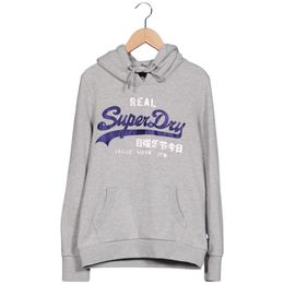 Superdry Kapuzenpullover Damen Größe M Second Hand grau