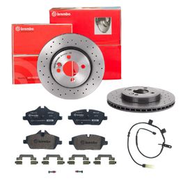 Brembo Bremsensatz-Vorderachse XTRA LINE SK8K0F0LD3 Bremsensatz, Scheibenbremse vorne rechts links Gelocht/innenbel. 280mm f&uuml;r MINI BMW 34116794056 34