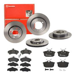 Brembo Bremsensatz-Vorn und hinten SG00000EEX Bremsensatz, Scheibenbremse vorne rechts links innenbel&uuml;ftet 281mm f&uuml;r MITSUBISHI HAIMA (FAW) PROTON VOL