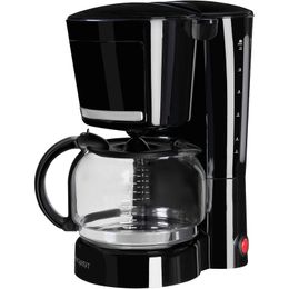 Exquisit Filterkaffeemaschine »KA 3102 swi« 1, 25 l Kaffeekanne Papierfilter 1x4 schwarz
