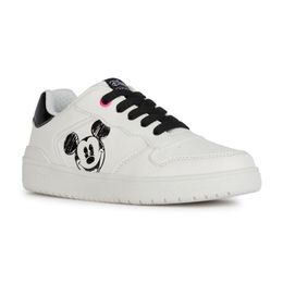Geox Sneaker »J WASHIBA GIRL E« Slip On Sneaker, Schlupfschuh, Slipper mit Mickey Mouse Print weiß-schwarz 28 28 Sneaker für coole Kids zum...