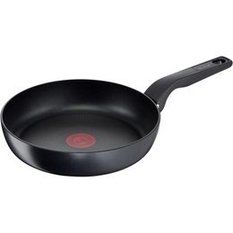 Tefal Bratpfanne &raquo;Hard Titanium Pro&laquo; Aluminium Antihaftversiegelung, Induktion, Temperaturanzeiger, Made In France schwarz