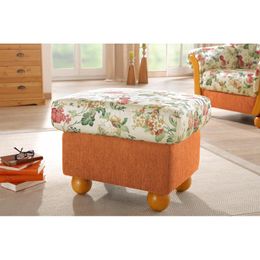 Home Affaire Hocker &raquo;Milano&laquo; bunt Chenille (70% Polyacryl, 30% Polyester);Chenille (70% Polyacryl, 30% Polyester) auf Korpus und Zierkissen, Sitz und 