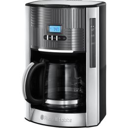 Russell Hobbs Filterkaffeemaschine &raquo;Geo Steel 25270-56&laquo; 1, 5 l Kaffeekanne Papierfilter 1x4 edelstahlfarben/schwarz