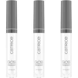 Catrice Lipgloss »Gloss Obsessed Lip Glaze« Angereichert mit Macadamiasamenöl und Vitamin E, pflegt die Lippen Gloss Therapy Geschmeidige, nicht...
